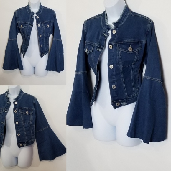 Jackets & Coats | Bell Sleeves Jean Jacket | Poshmark